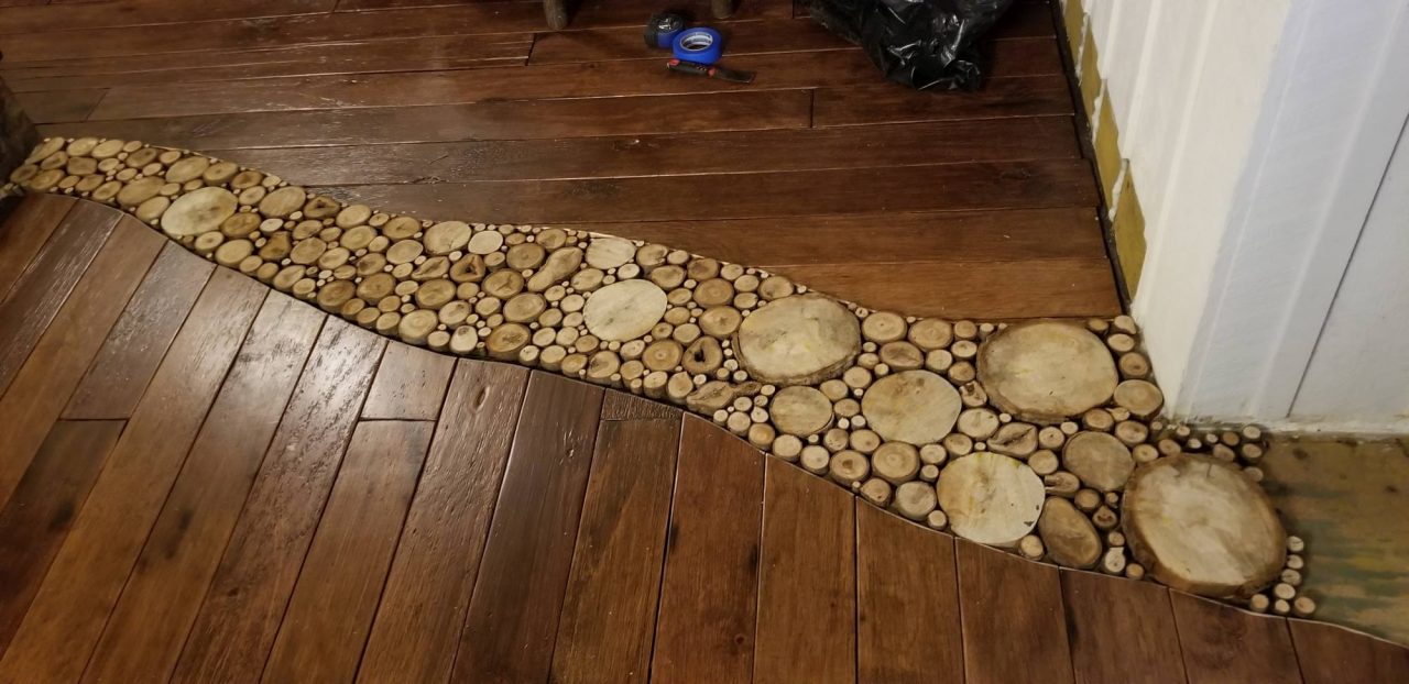 Installing An End Grain Flooring Inlay - Our Project Ideas