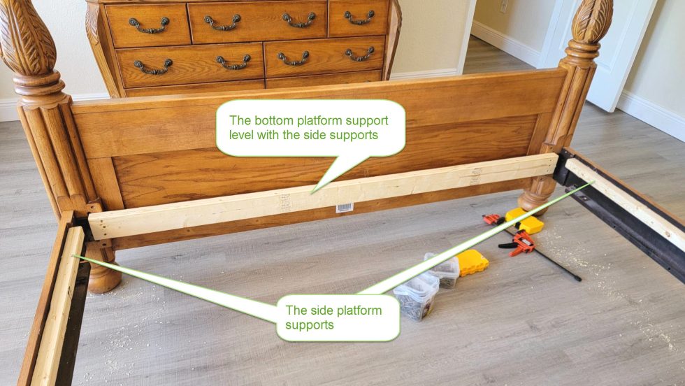Converting A Box Spring into a Platform Bed - Our Project Ideas