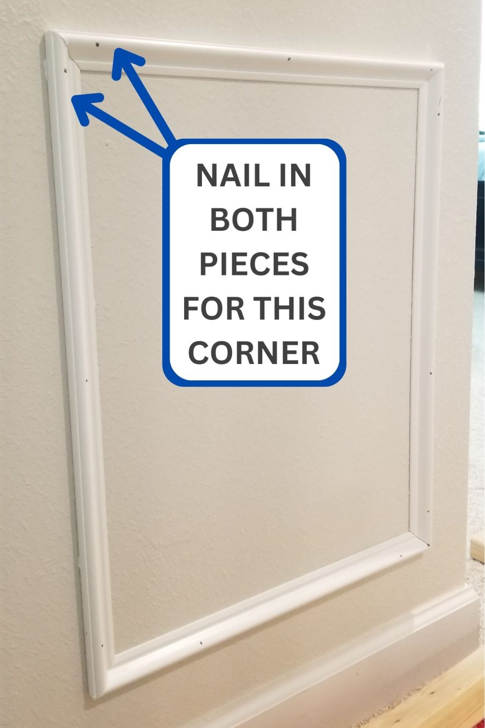 DIY Wainscoting - Part 3 - Installing The Molding - Our Project Ideas