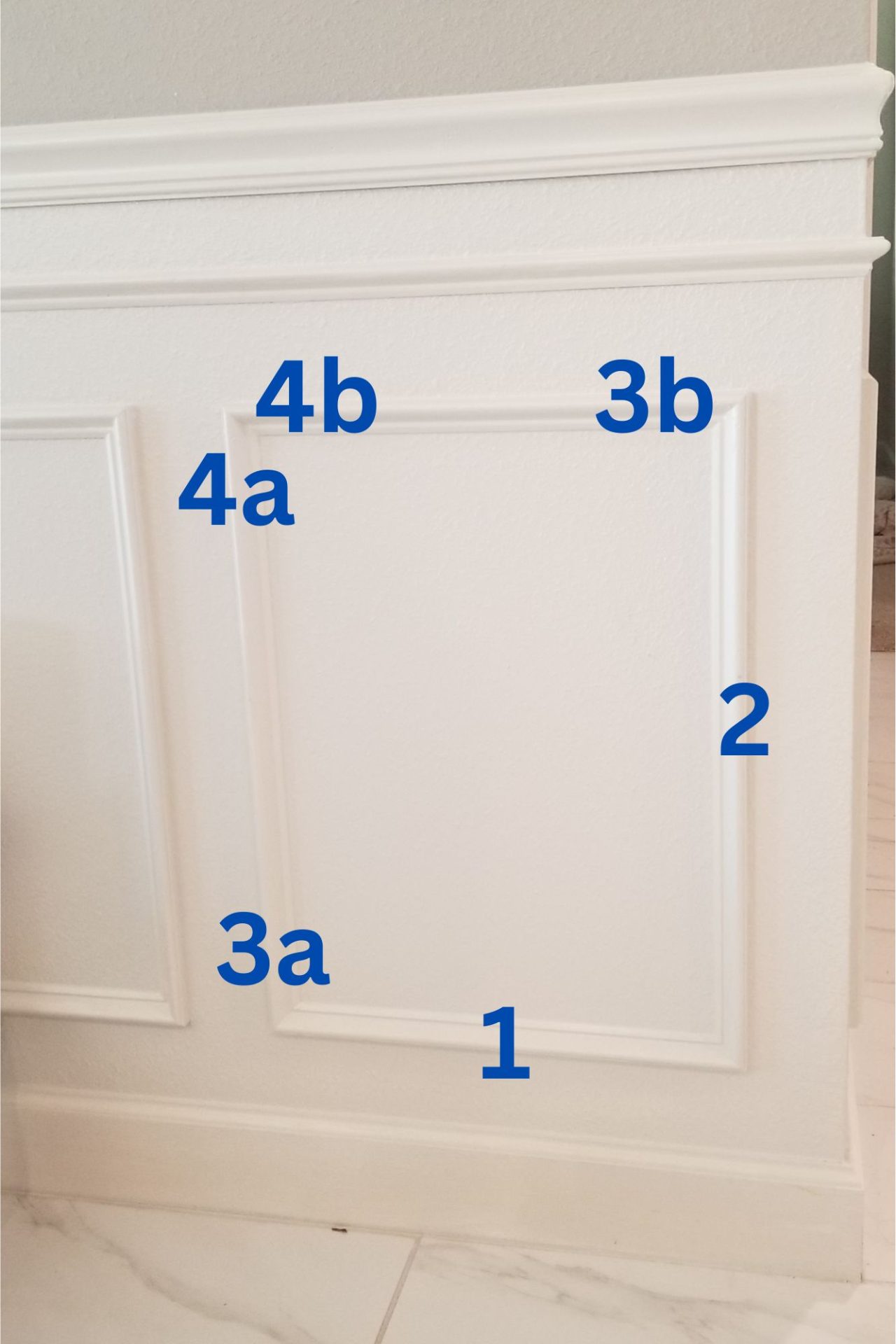 DIY Wainscoting - Part 3 - Installing The Molding - Our Project Ideas