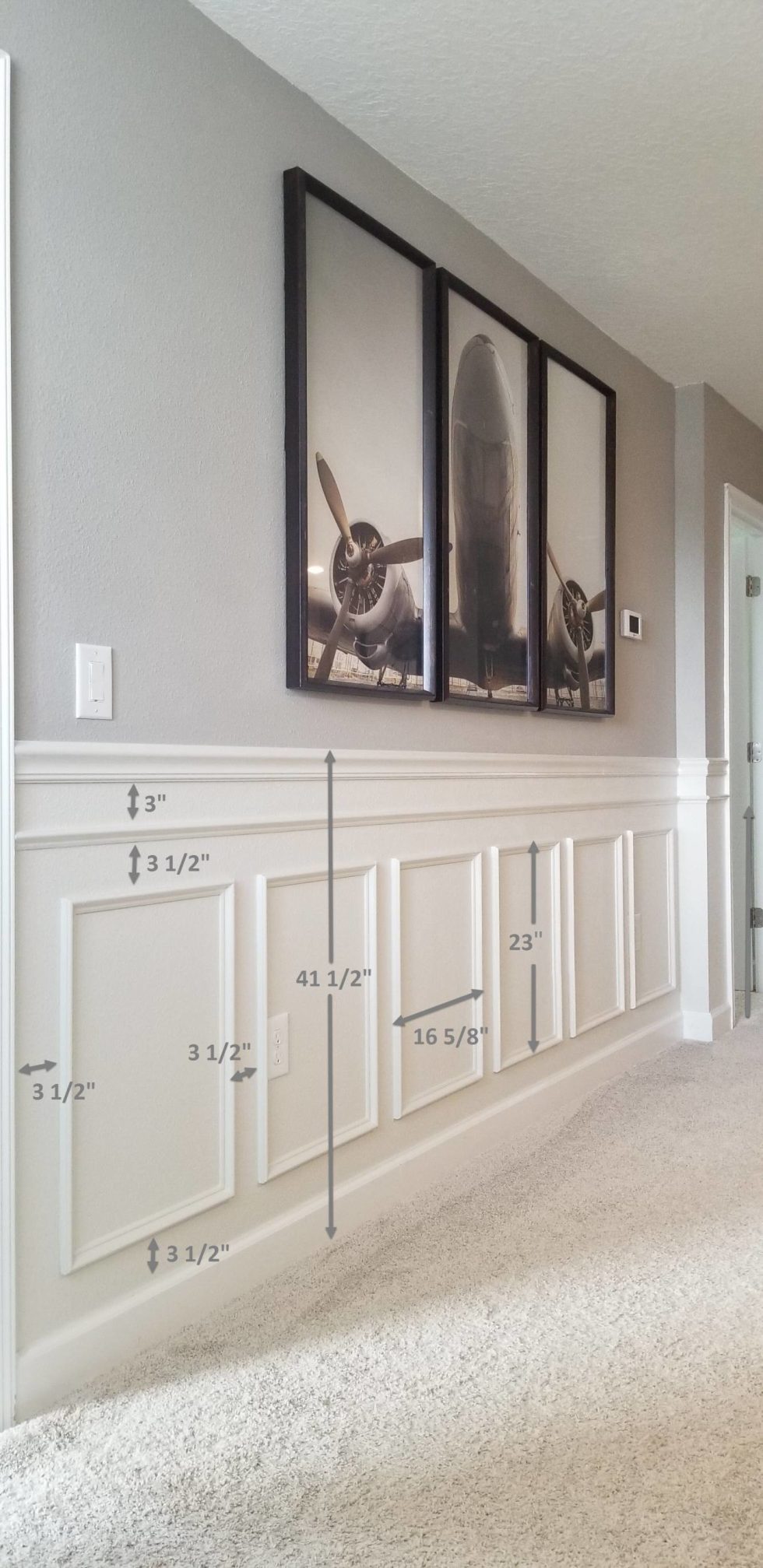DIY Wainscoting - Part 1 - Design And Layout - Our Project Ideas