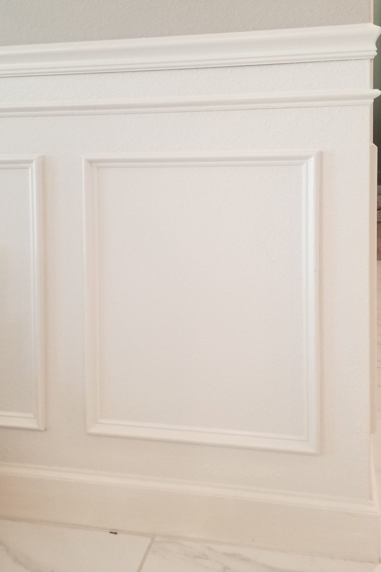 DIY Wainscoting - Part 3 - Installing The Molding - Our Project Ideas